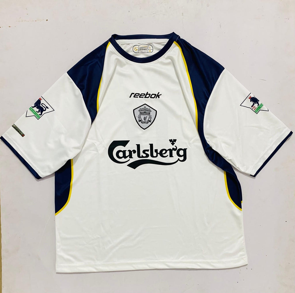 LIVERPOOL 2001/03 AWAY FIVE SLEVEE - EMBROIDERY – Ten sports