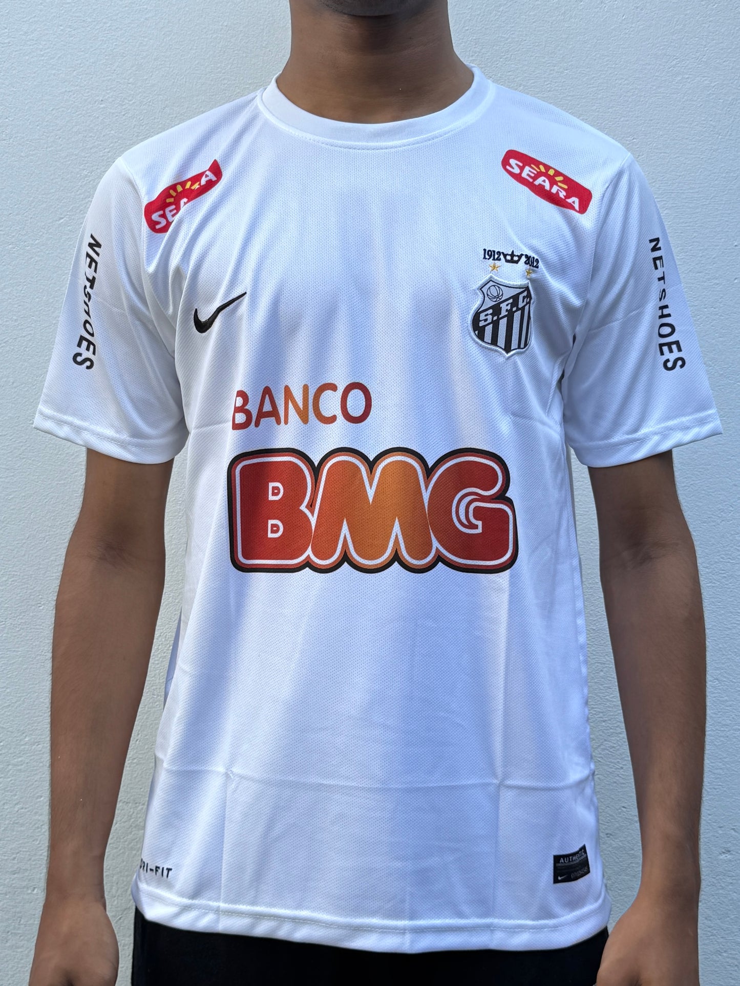 Fc santos retro BMG home -Embroidery – Ten sports